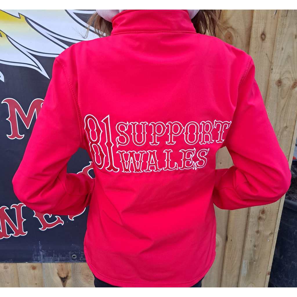 Support 81 Wales soft shell jacket - Hells Angels Wales - South West
