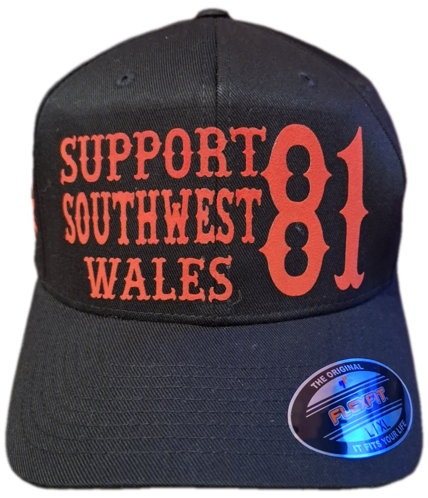 Support 81Southwest Wales Baseball Cap - Hells Angels Wales - South West